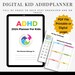 2024 Kids ADHD Planner: Fun & Interactive Digital/printable Guide - Etsy