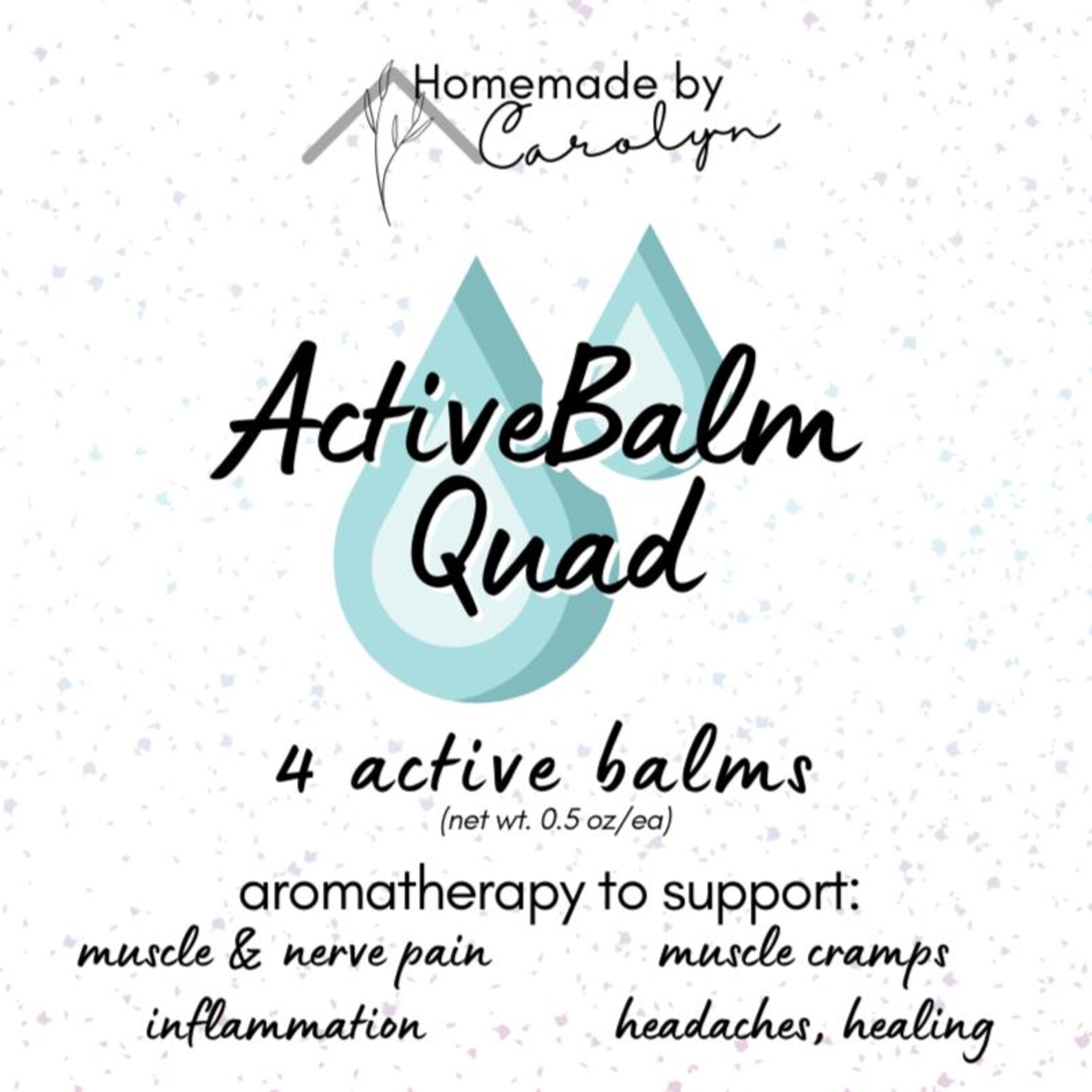 Active Athlete Gift Box Aromatherapy Kit 4 Balms Essential Oil Muscle ...