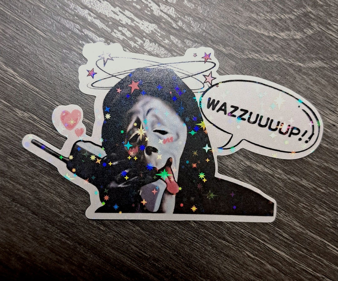 Ghost Stickers, Scream Stickers, Horror Glitter Stickers - Etsy