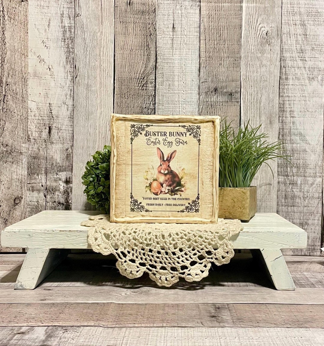 Cottage Bunny Spring Decorating, Holiday Tray Styling, Bunnie Egg Hunt ...