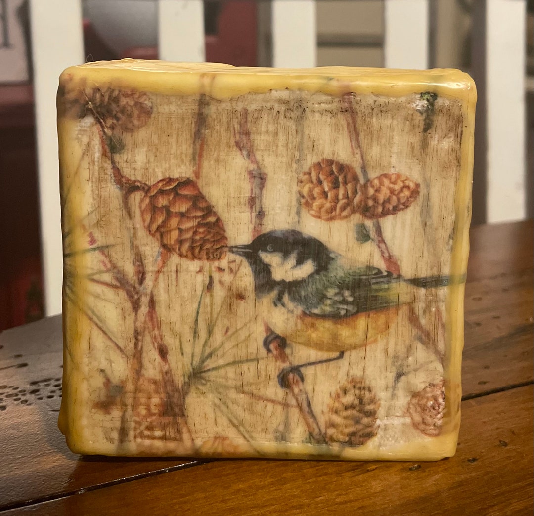 Tiered Tray Woodland Bluebird Decor Summer Cottage Farmhouse Tier Tray ...