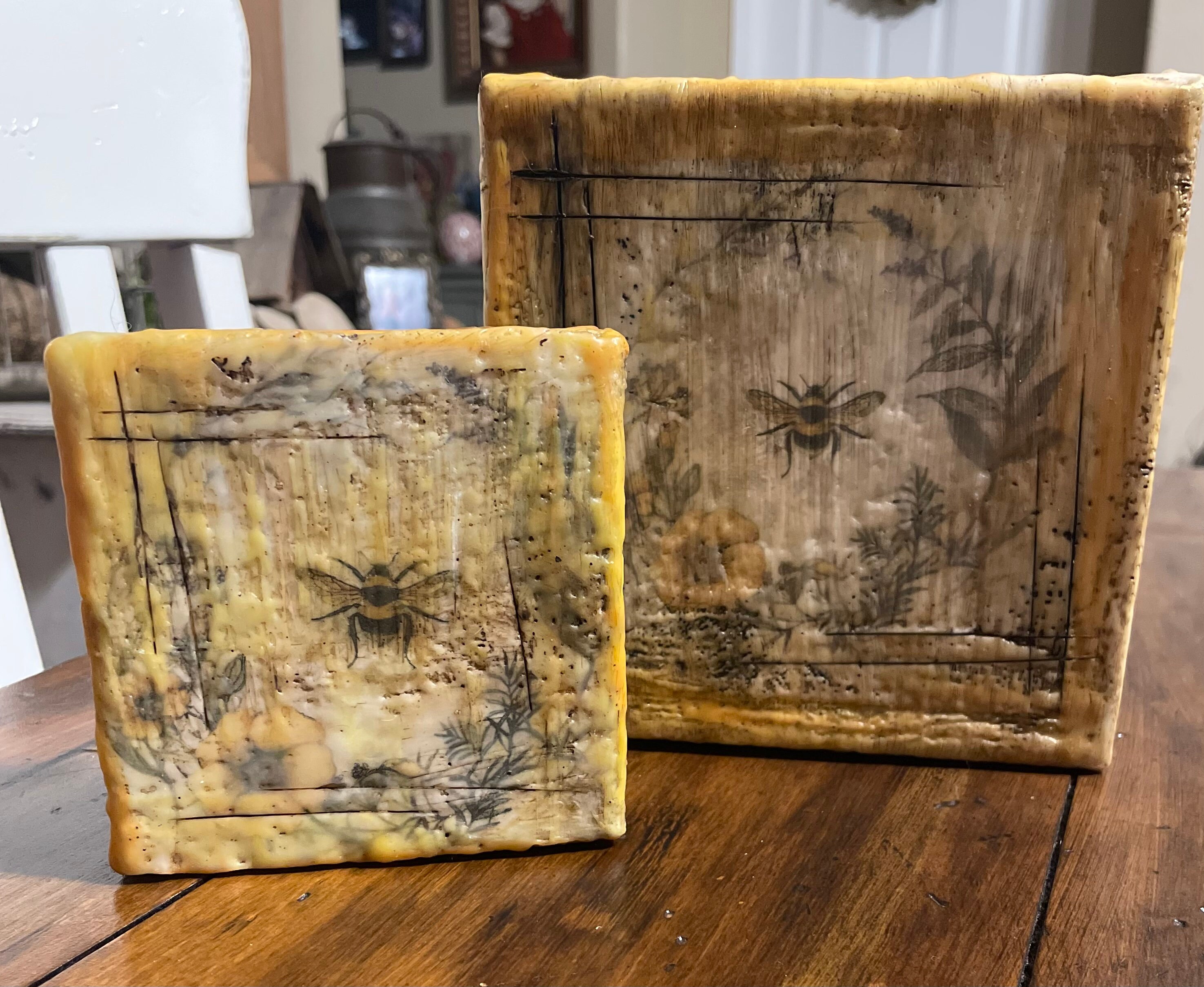 Rustic Bumblebee Canvas Bee Decor, Signs, Home Decor, Spring Decor, Summer Decor, Cottage Decor ...