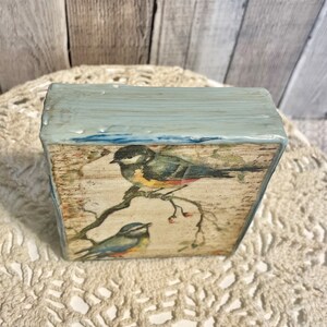 Bluebird Cottage Canvas for Spring Decorating, Rustic Farmhouse Home ...