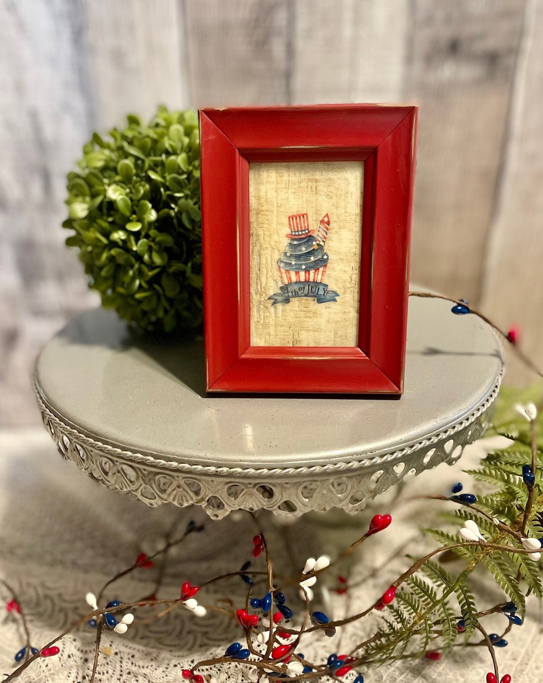 Whimsical Firecracker Mini Frame Art for July 4th, Independence Day ...