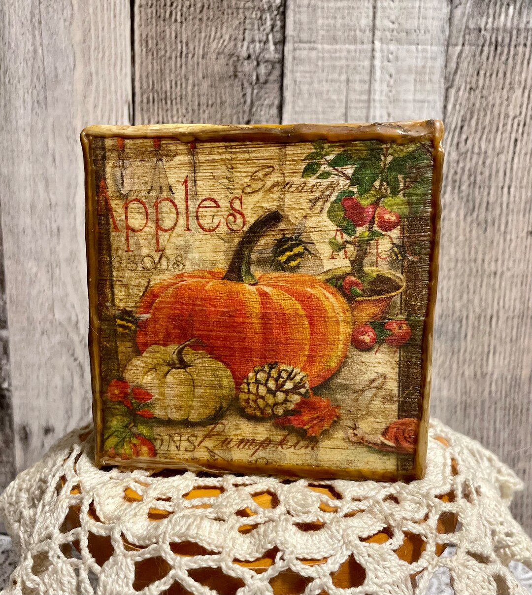 Fall Decorating Fall Tier Tray, Fall Home Decore, Autumn Pumpkin Canvas ...