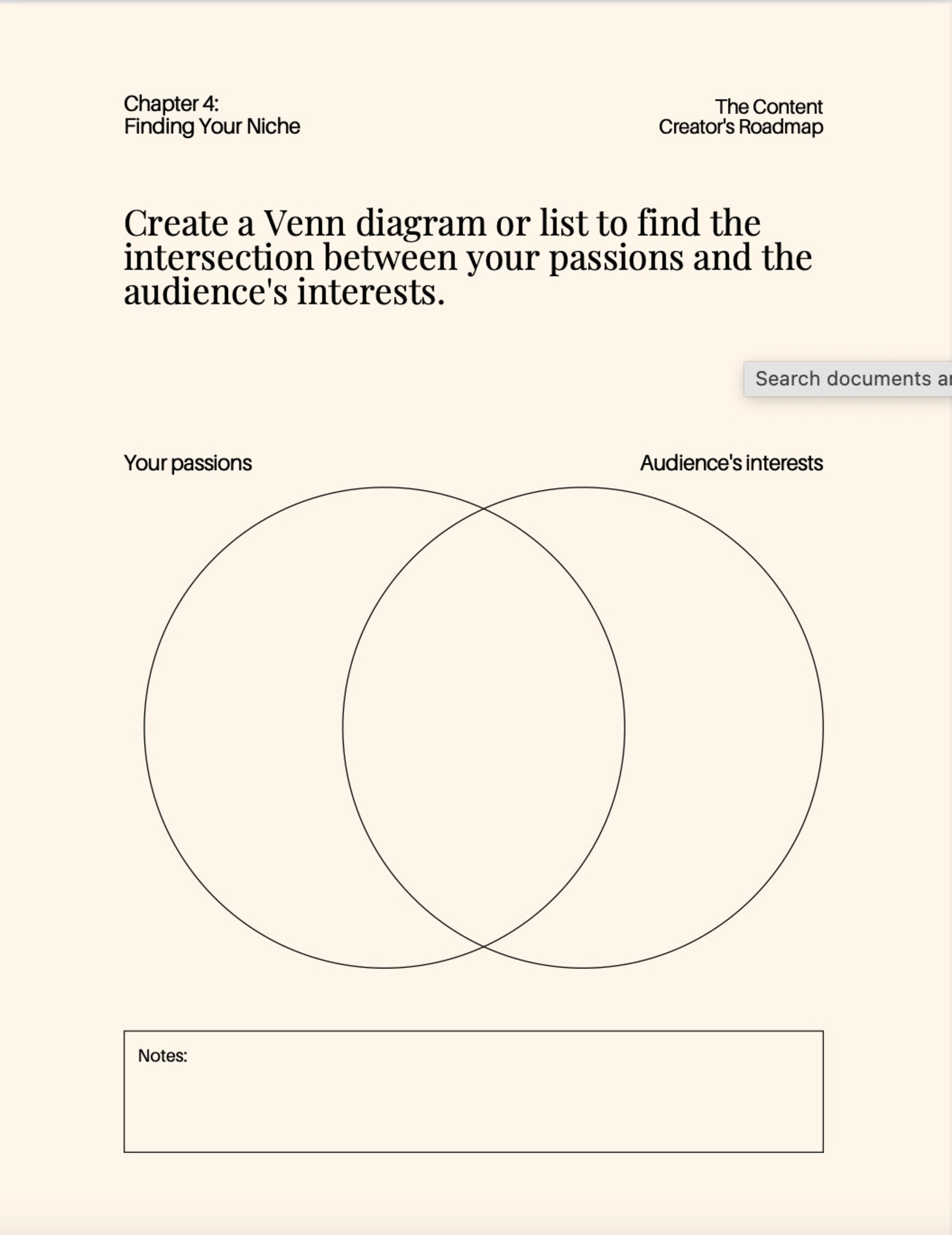 Content Creators Roadmap - Etsy