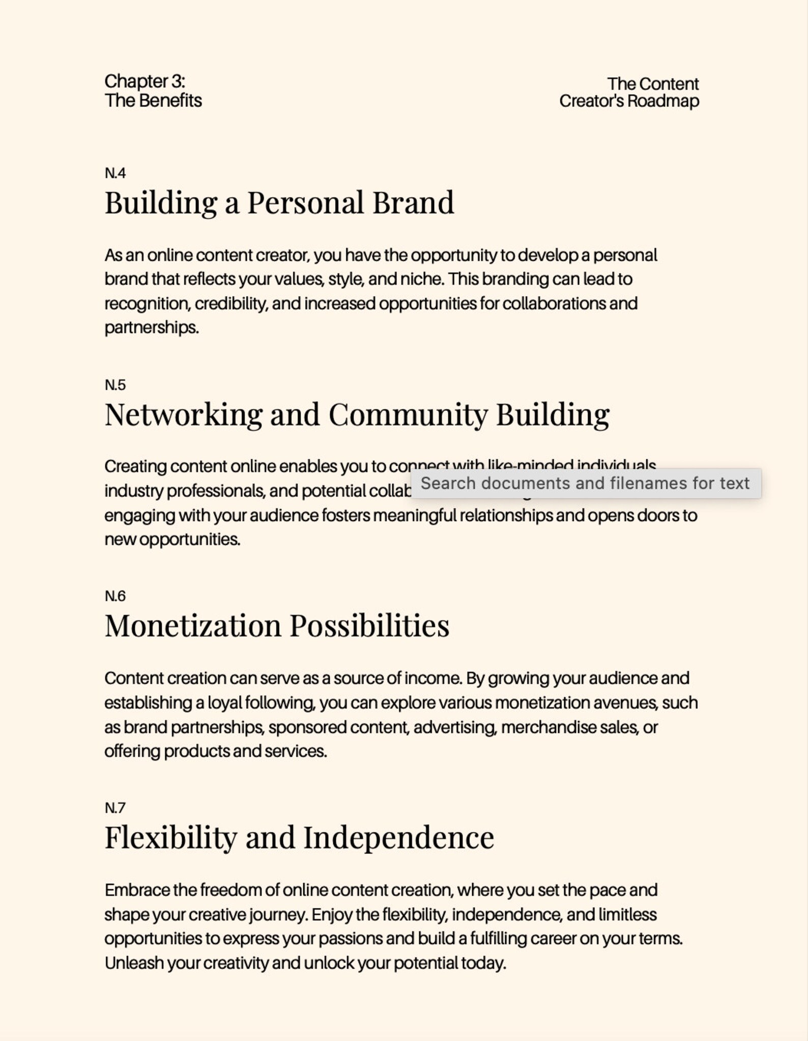 Content Creators Roadmap - Etsy