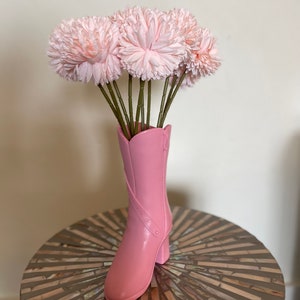 Pink Cowgirl Boot Vase - Etsy