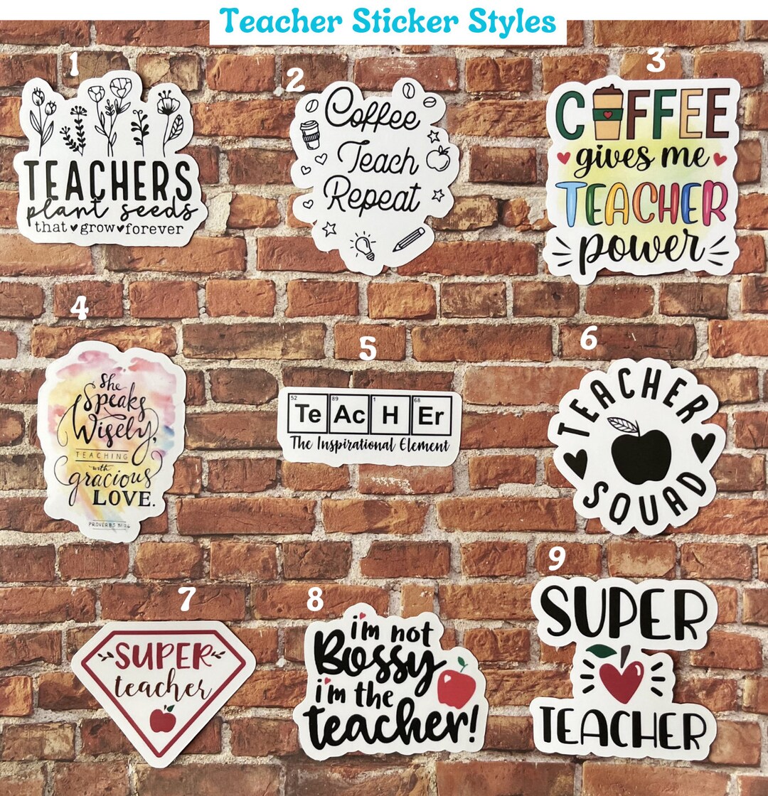 Show Teachers Appreciation by Giving Out These Stickers or Posting Them ...