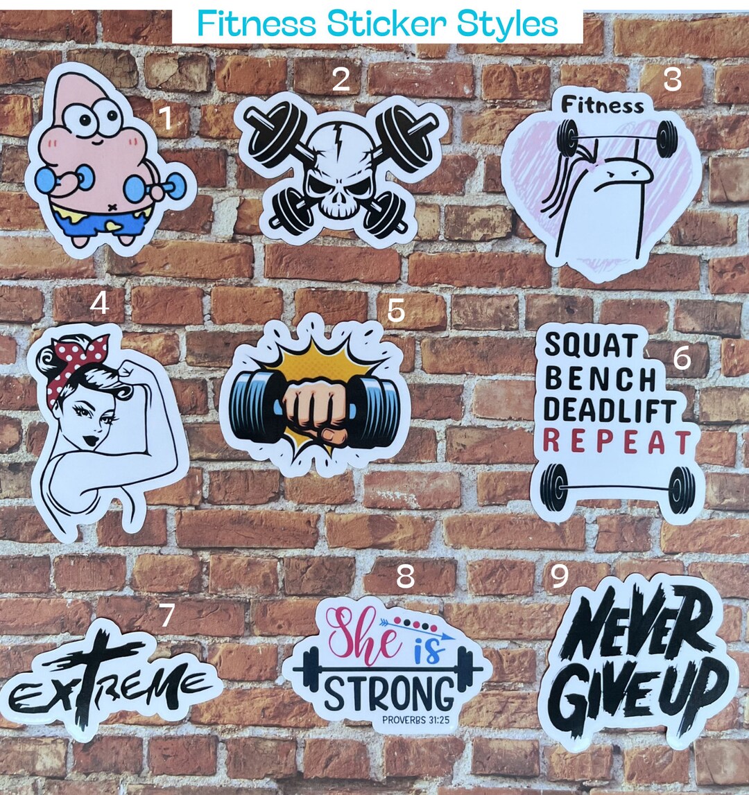 Gym Rats, While Working, Show off These Stickers Anywhere and ...