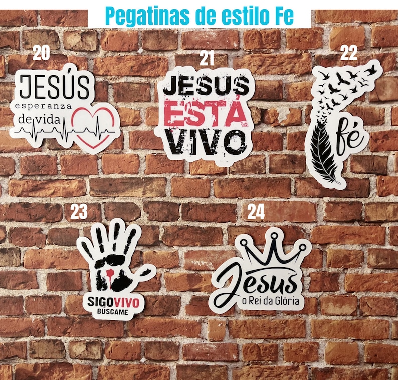Pegatinas De Fe! Stickers of Faith! Muestrale a Jesus Algo De Amor ...