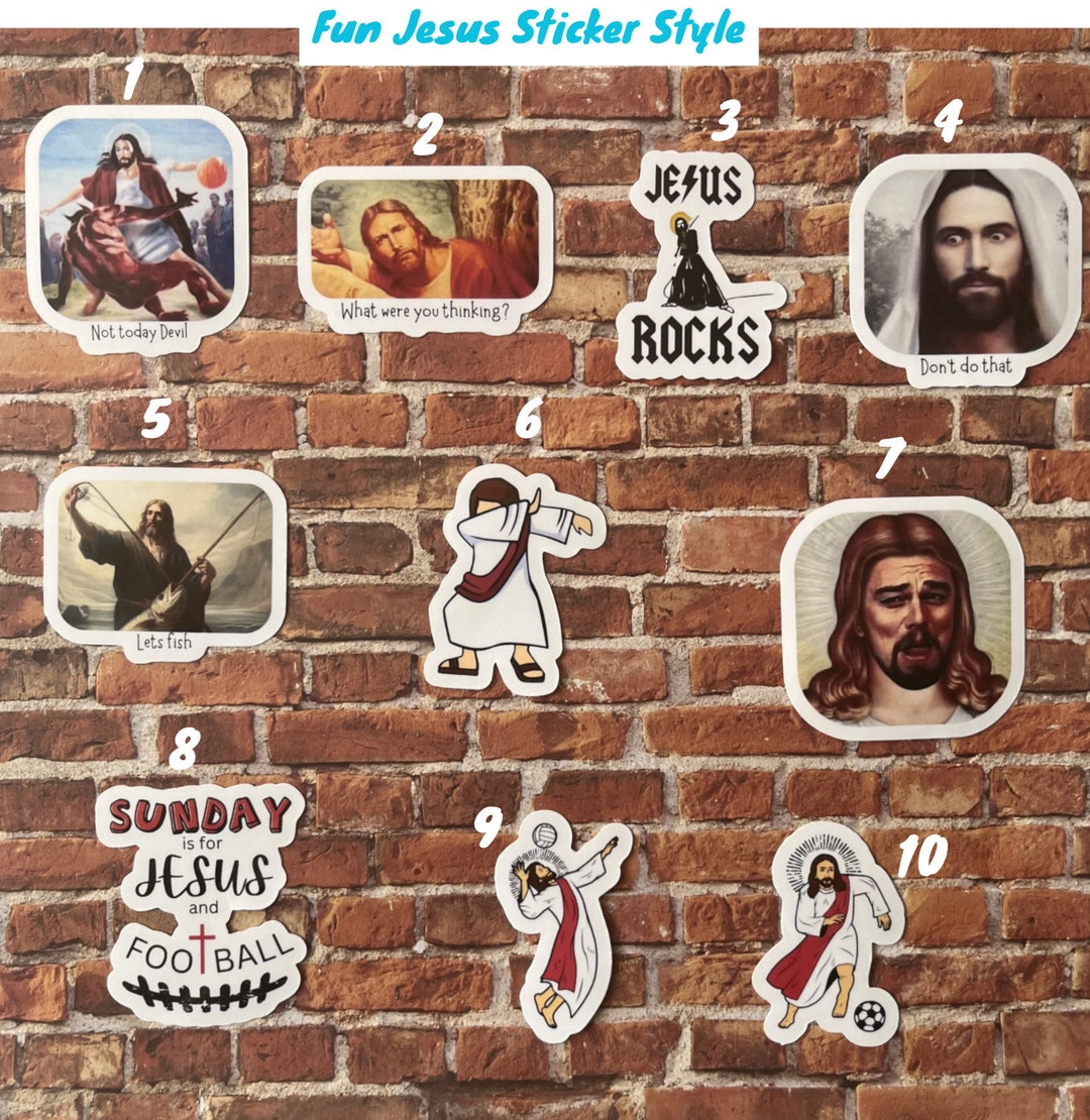 Have Fun With Jesus, Display These Stickers Everywhere! - Etsy