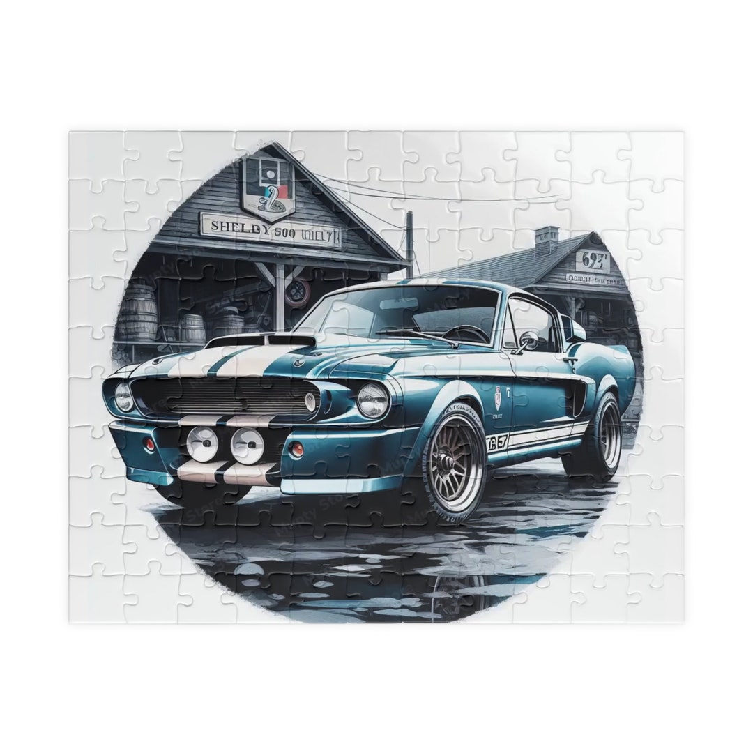 Classic Ford Mustang Puzzle - Etsy