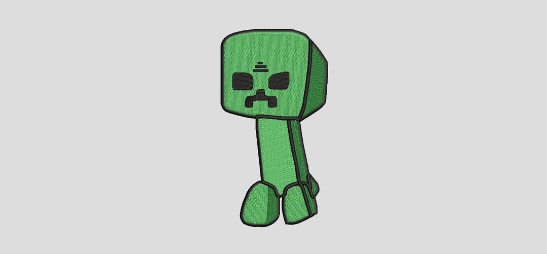 Minecraft CREEPER Embroidery Design Pes, Jef, Dst, Emb - Etsy