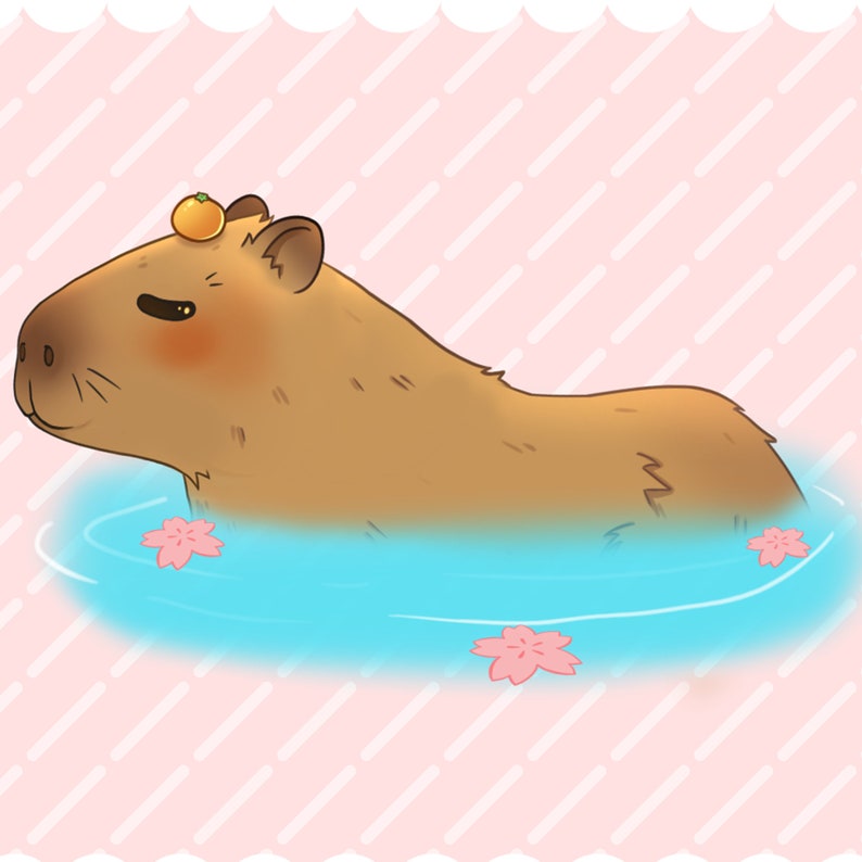 CAPYBARA VTUBER in Changeable POOL - Cute Meme Animal Avatar Live2d ...