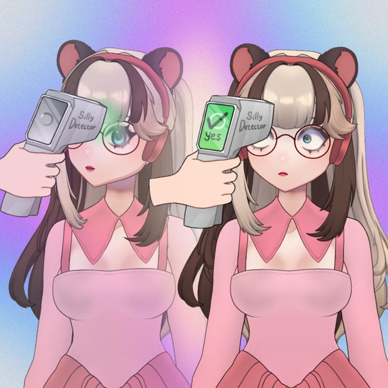 SILLY DETECTOR Animated Asset for Vtubers - Vtube Studio Ready Item ...