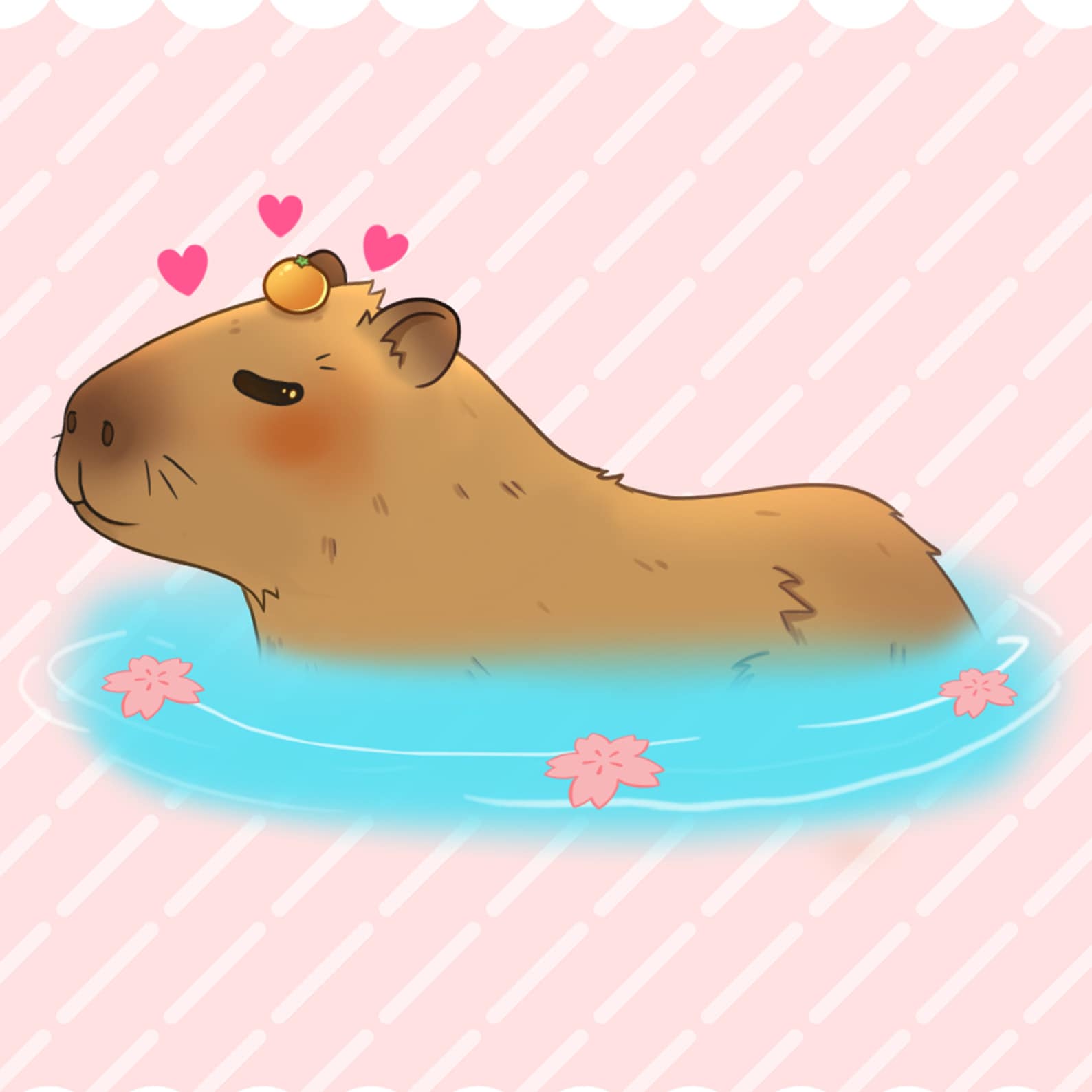CAPYBARA VTUBER in Changeable POOL - Cute Meme Animal Avatar Live2d ...