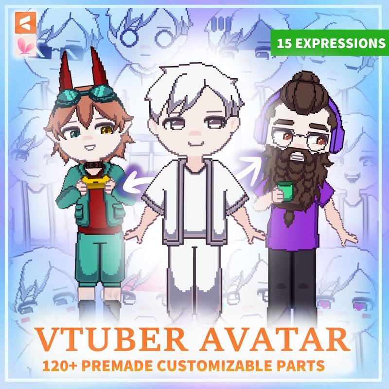 Customizable Vtuber Model - Etsy