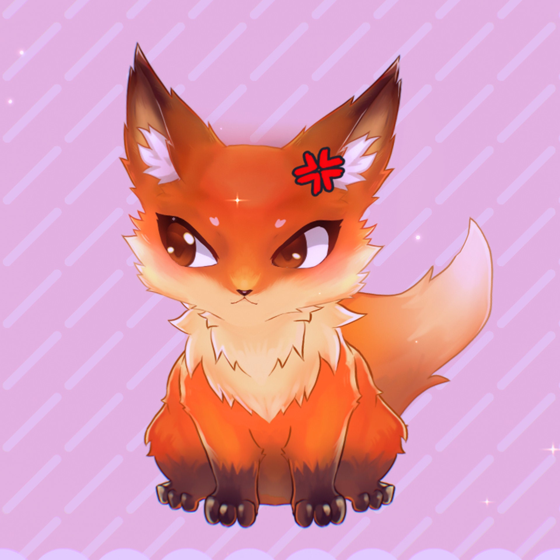 CUSTOMIZABLE FOX VTUBER Animal Mascot Avatar Fully Rigged Chibi Animal ...