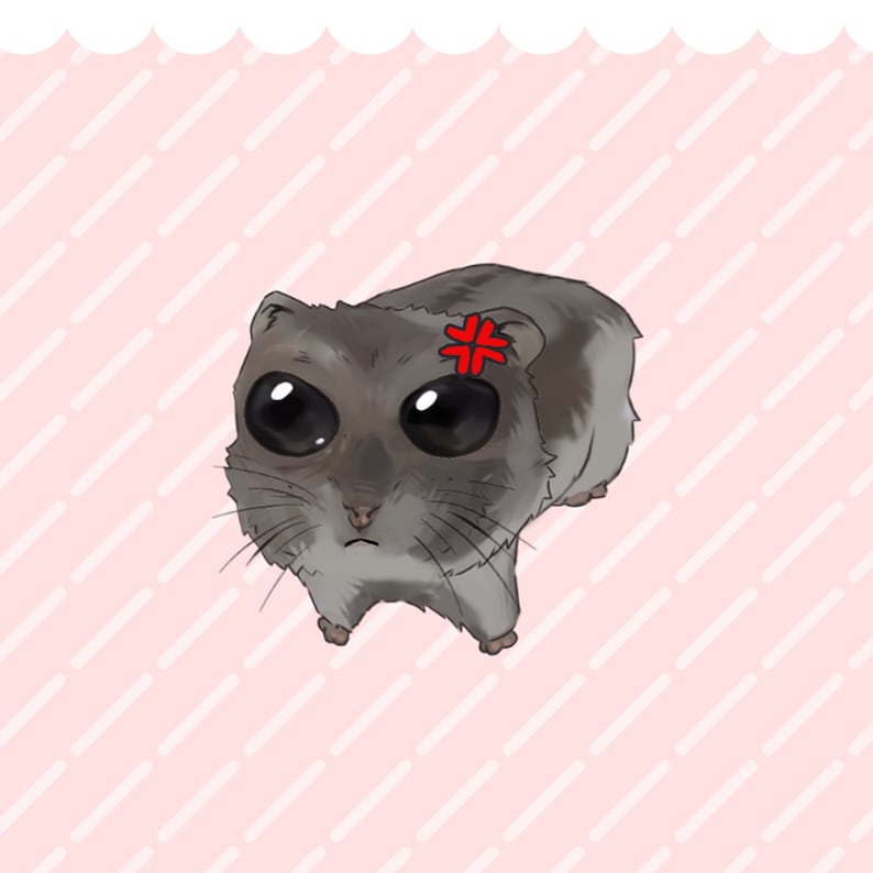 SAD HAMSTER VTUBER - Cute Meme Animal Avatar Live2d Model - Fully ...