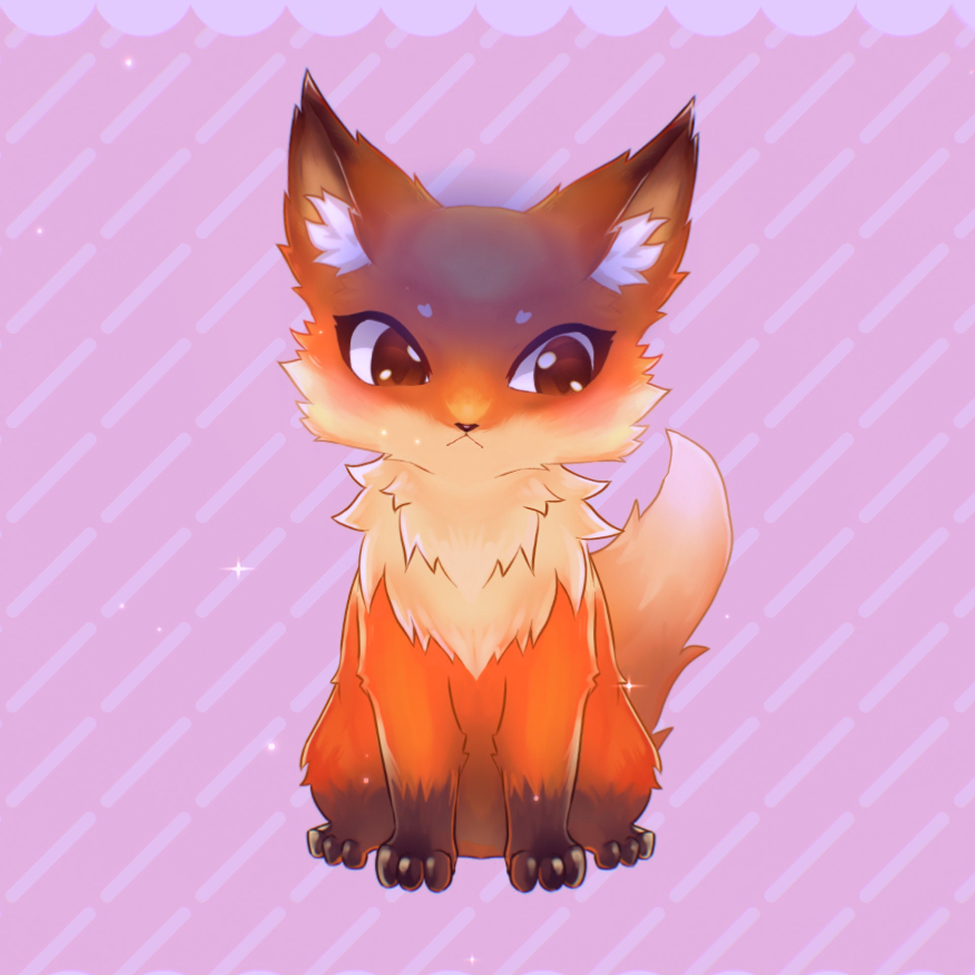 CUSTOMIZABLE FOX VTUBER Animal Mascot Avatar Fully Rigged Chibi Animal ...