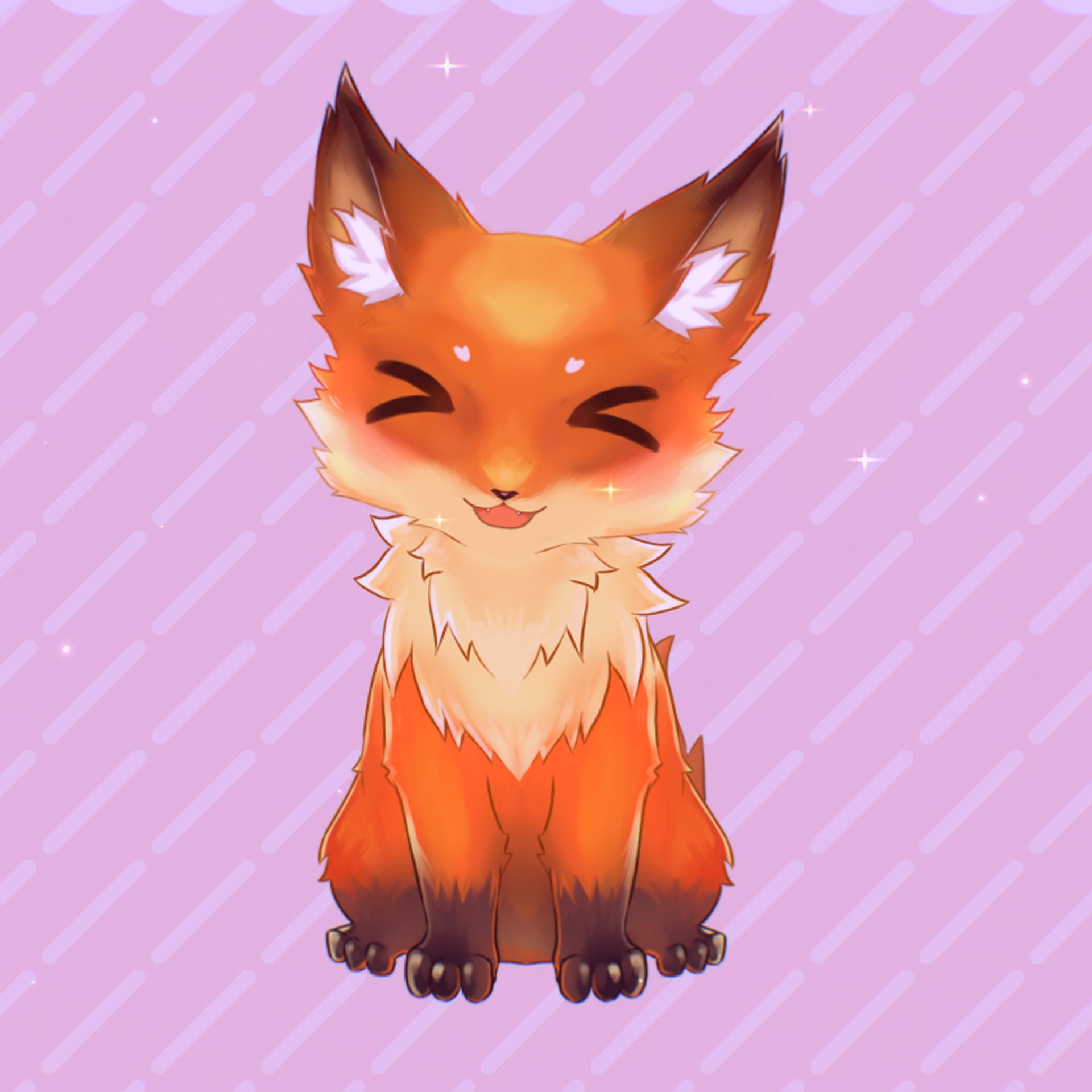 CUSTOMIZABLE FOX VTUBER Animal Mascot Avatar Fully Rigged Chibi Animal ...