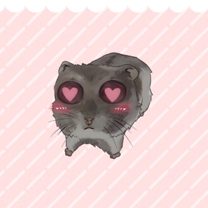 SAD HAMSTER VTUBER - Cute Meme Animal Avatar Live2d Model - Fully ...