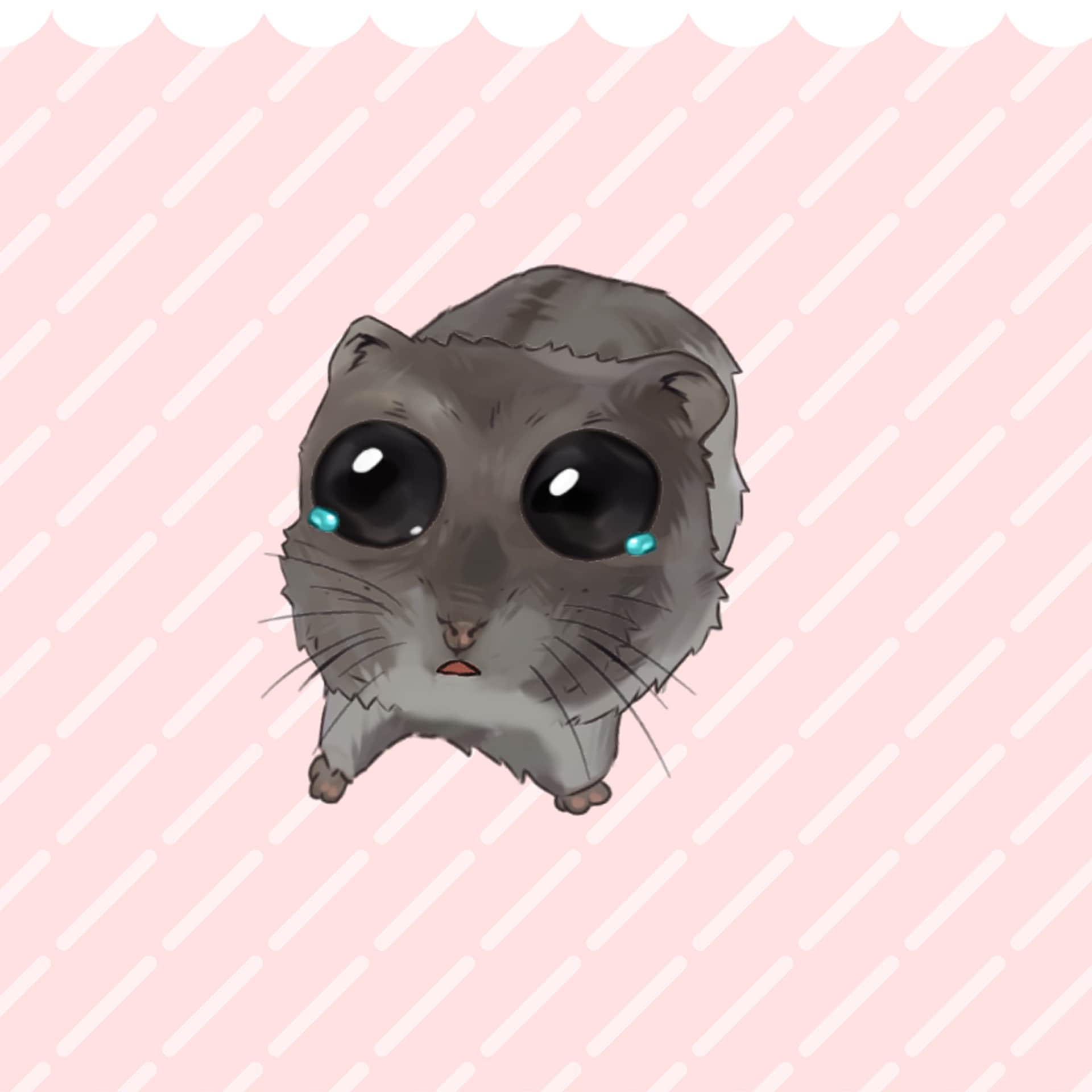 SAD HAMSTER VTUBER Cute Meme Animal Avatar Live2d Model Fully Rigged ...