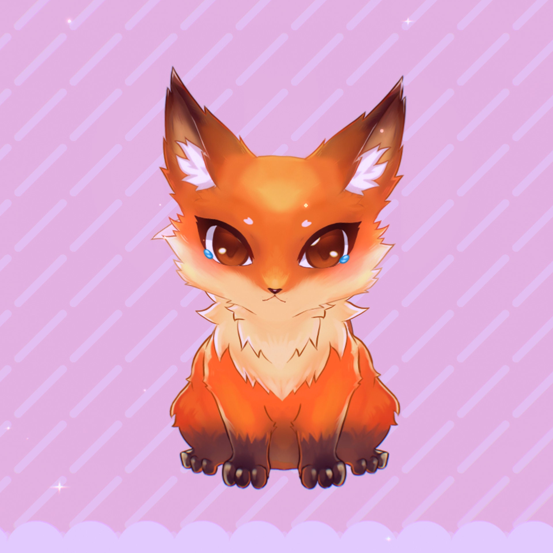 CUSTOMIZABLE FOX VTUBER Animal Mascot Avatar - Fully Rigged Chibi ...