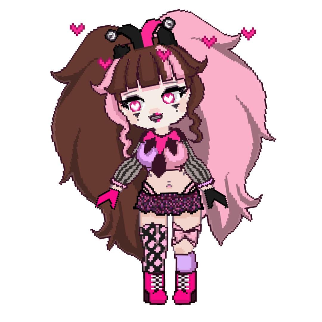 CUSTOM PIXEL VTUBER Chibi Character - Fullbody Model - Made to Order ...