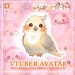 Cute Bird Cockatiel Vtuber Mascot Avatar - Rigged Chibi Animal Live2d ...