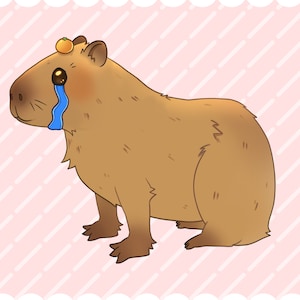 CAPYBARA VTUBER in Changeable POOL - Cute Meme Animal Avatar Live2d ...