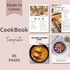 Canva Cookbook Template, Recipe Cookbook Template, Editable Canva Cookbook, Recipe Card, Meal ...