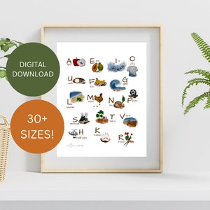 Faitau Pi: the Samoan Alphabet Poster (digital Download) - Etsy