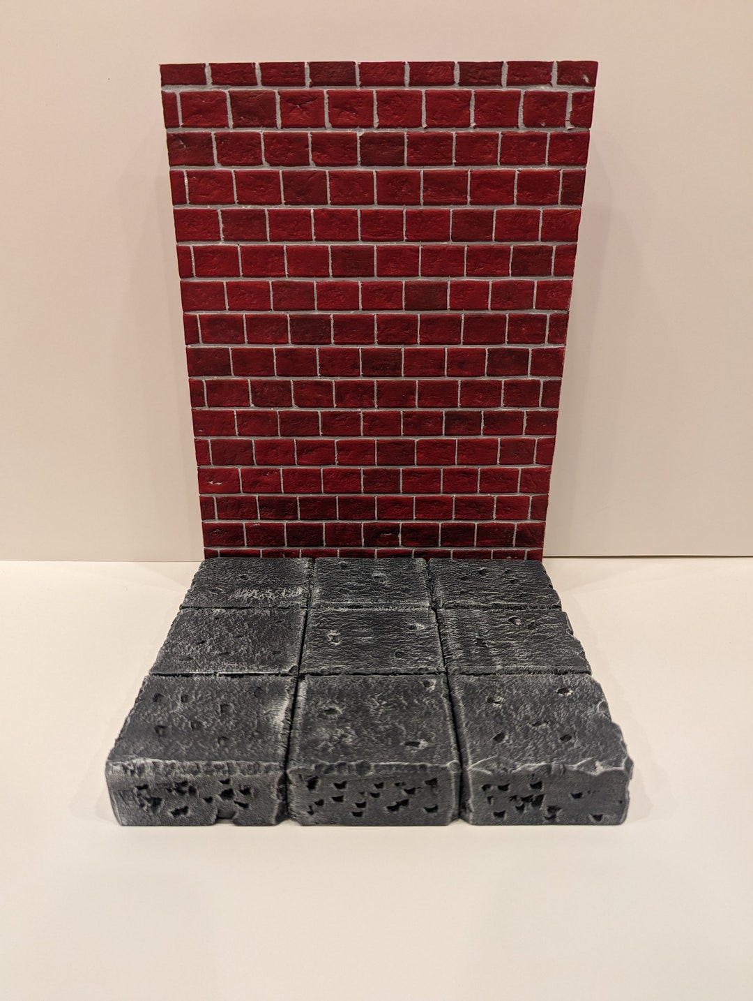 1/12 Scale Brick Walls and Stone Base - Etsy