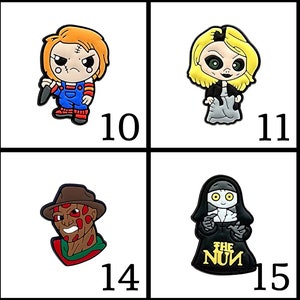 Horror Scary Movie Character Shoe Charms - Etsy