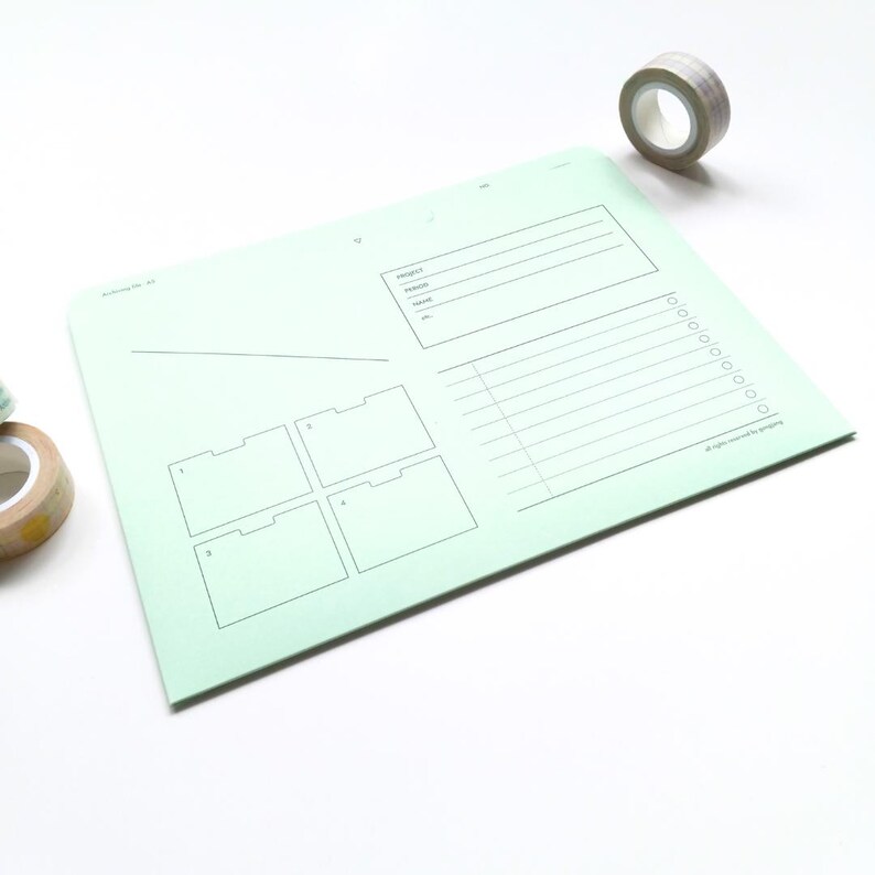 Gongjang - Files - Archiving File Folder - A5 - Melon - Etsy