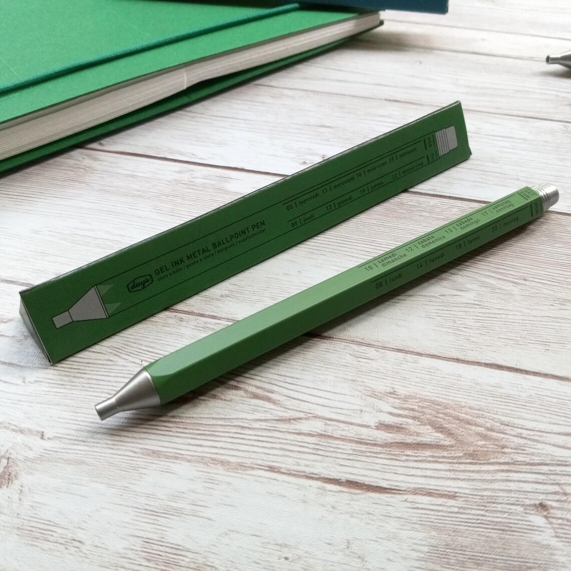 Mark'style Days Metal Ballpoint Pen - Gel Ink - 0.5mm - Etsy