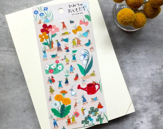 Mind Wave Stickers - Secret Friend - Flower Picking - Etsy