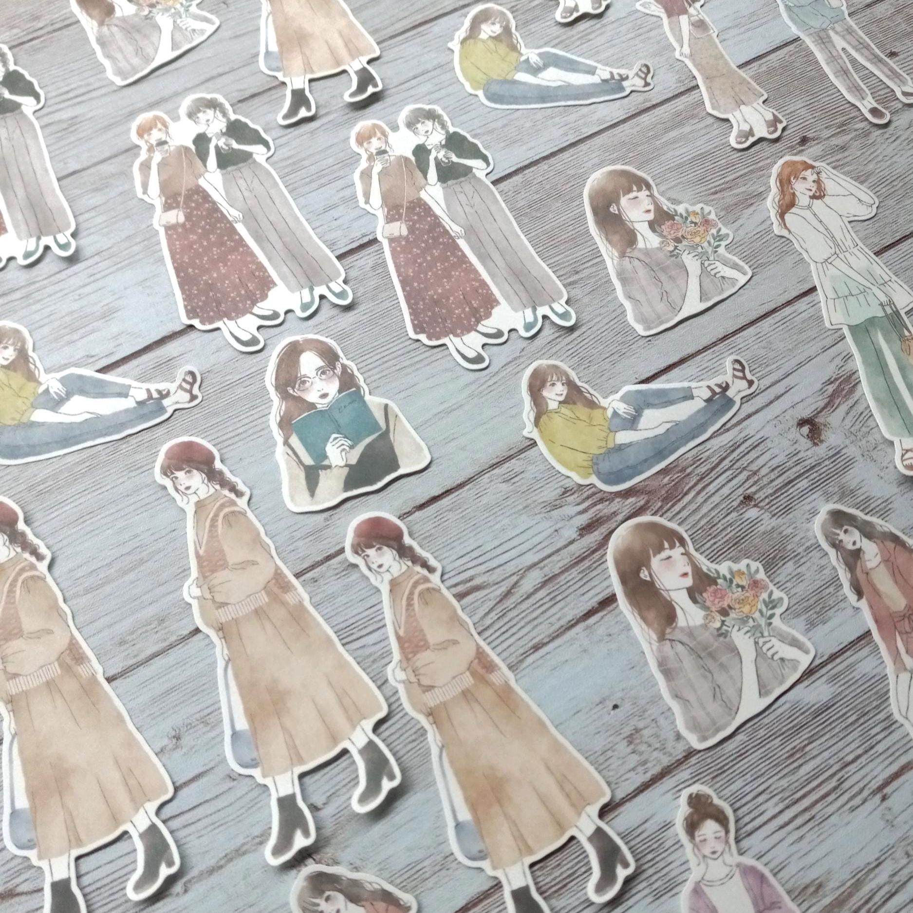 Mind Wave - Flake Stickers - Amie - Trend Girl - Etsy