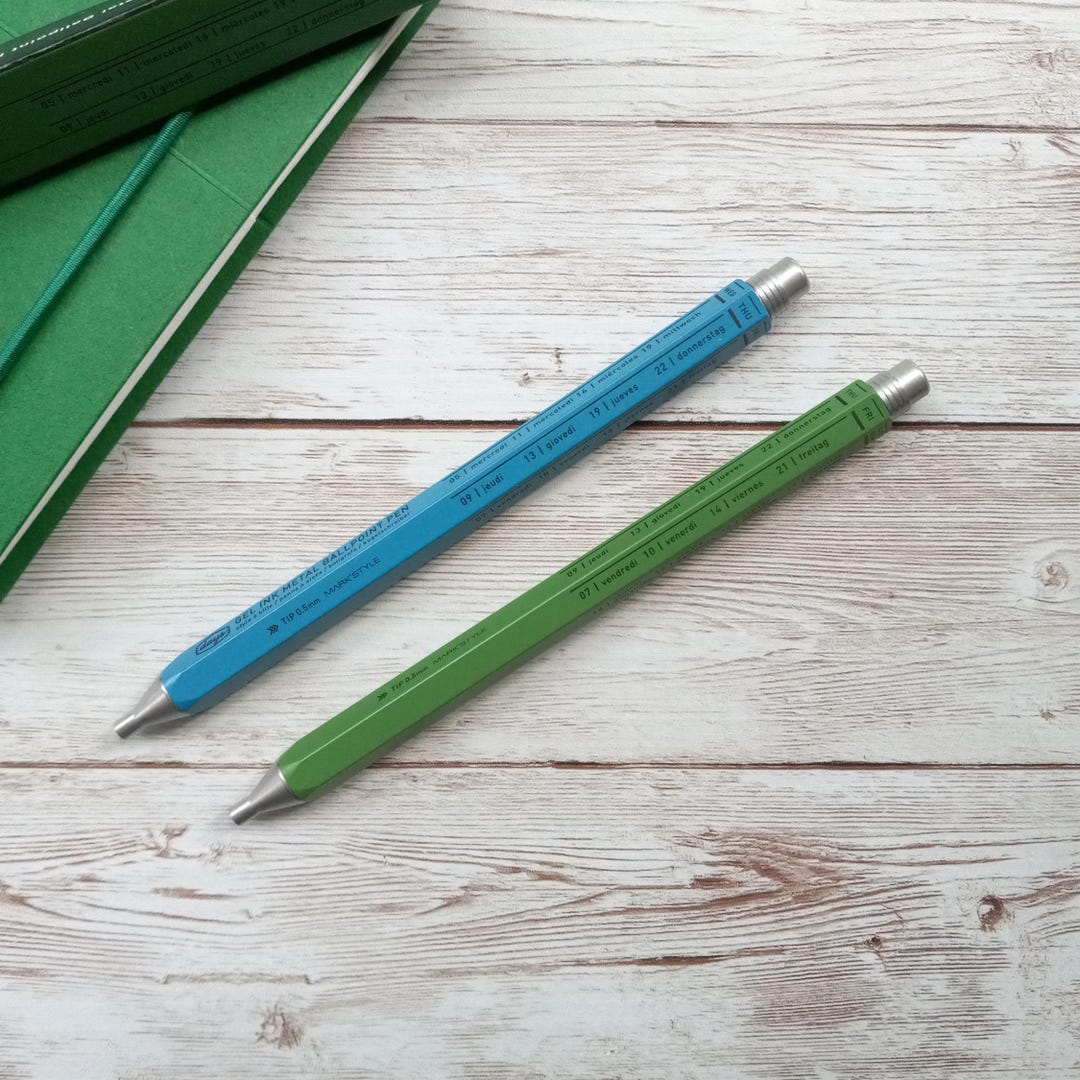 Mark'style Days Metal Ballpoint Pen - Gel Ink - 0.5mm - Etsy