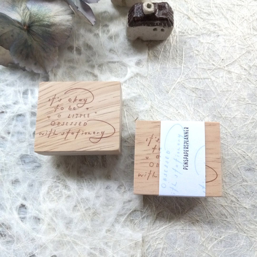 Penspapersplanner - Rubber Stamp - Series V - It's Okay to Be A Little ...