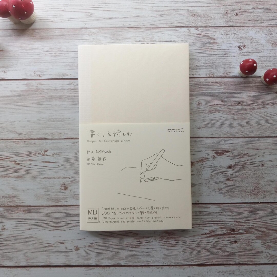 Midori - MD Notebook - B6 Slim - Blank - Etsy