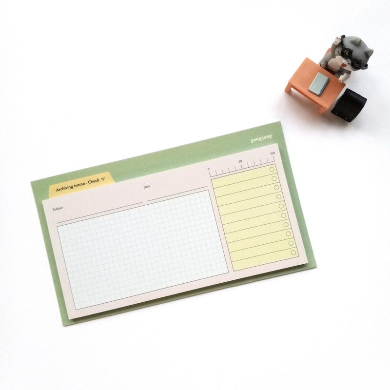 Korean Sticky Note - Etsy