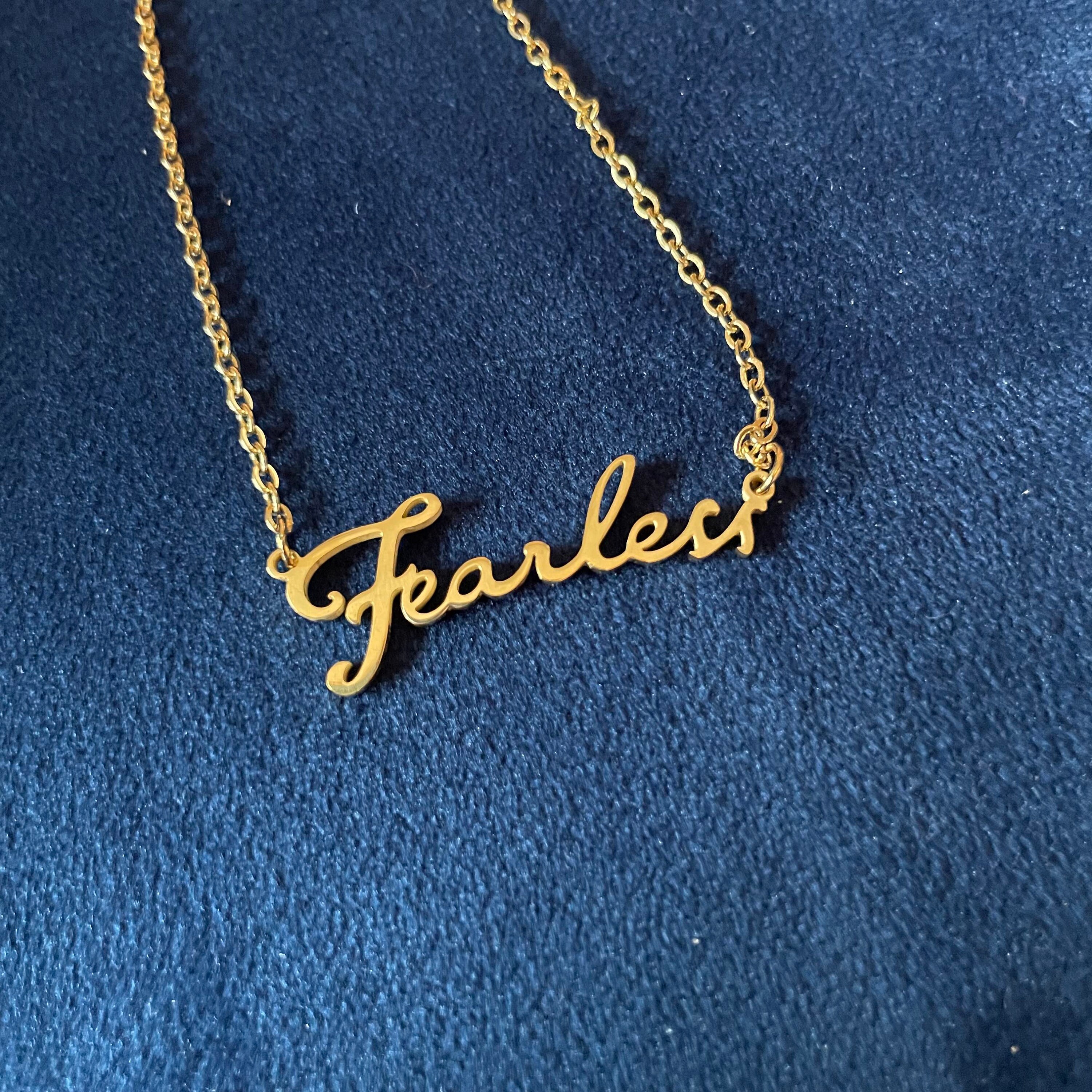 Tayor Swift Fearless Necklace, Taylor Swift Necklace, Taylor Swift ...