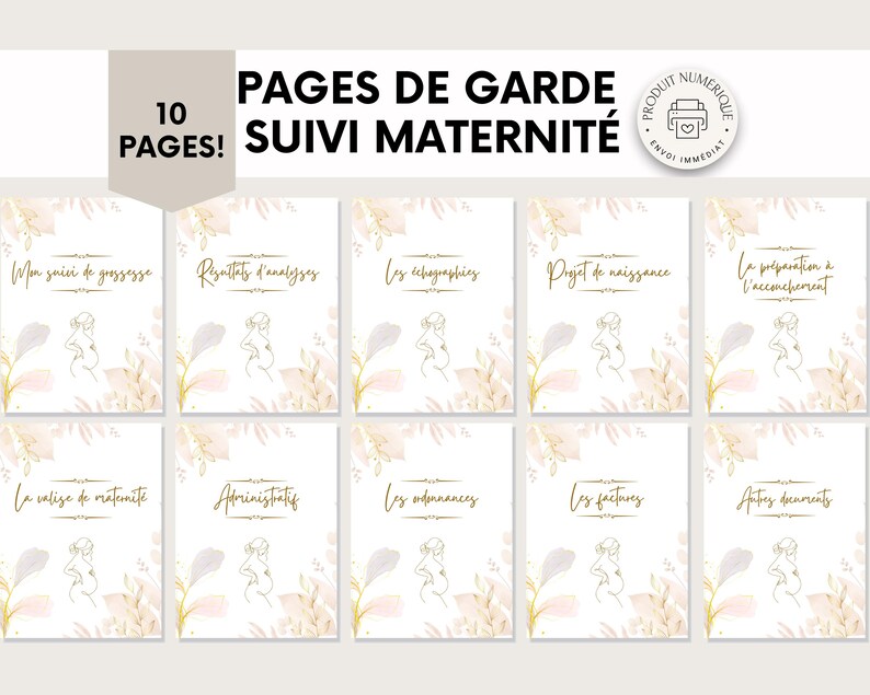 Maternity Ward Monitoring Cover Sheets | in French | PDF | Printable ...