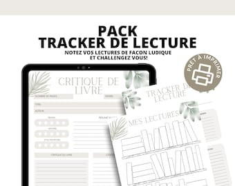 Book Tracker Printable - Etsy