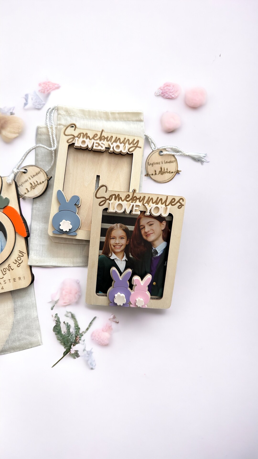 Easter Gift Frame, Grandma Easter Gift, Grandchildren Photos Easter ...