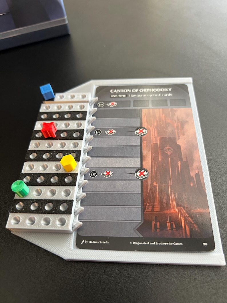 Mistborn Mission Tracking Trays (deck Building Game Upgrade) - Etsy