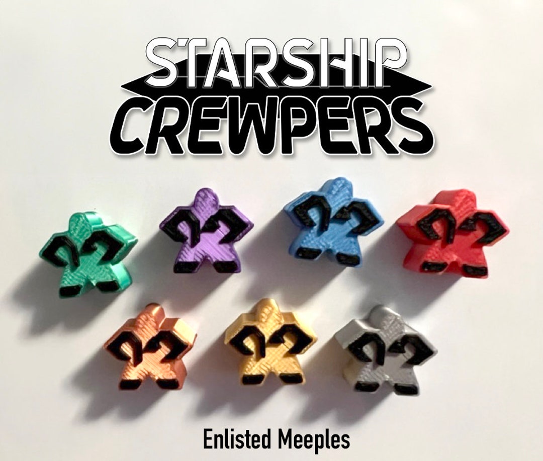 Starship Crewpers Magnetic Meeples set of 7 series 1, Enlisted - Etsy